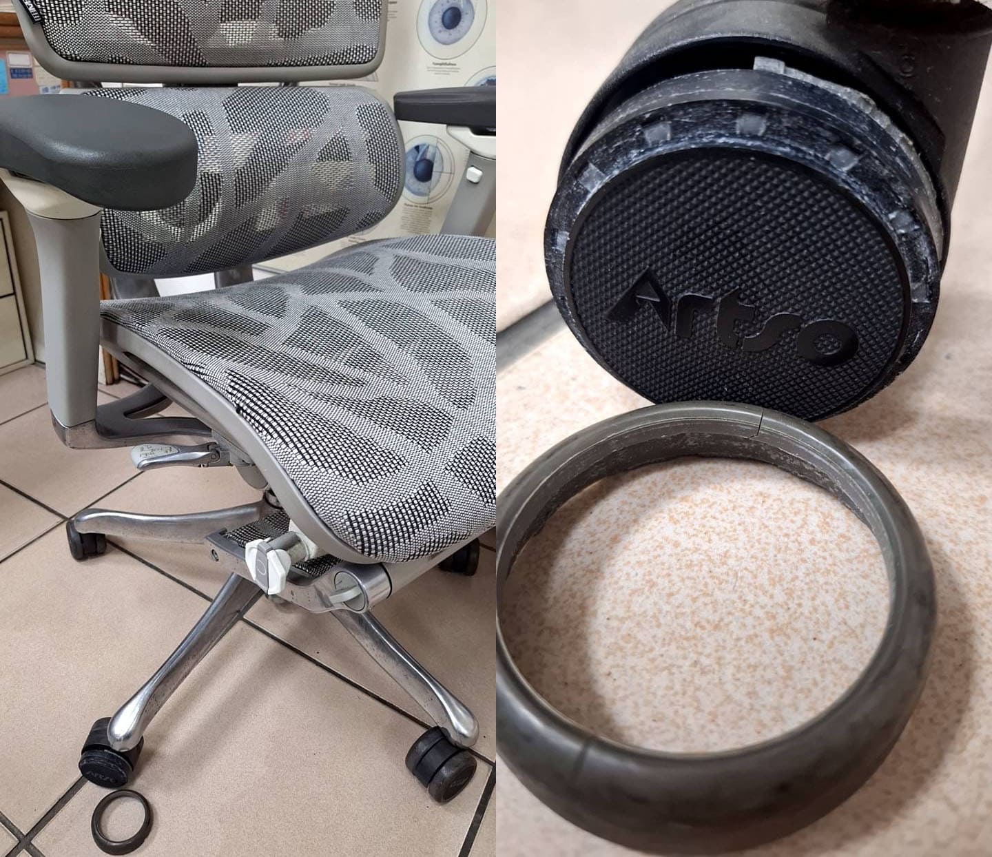 Artso人體工學椅更換椅輪 | 更換椅輪 | 台灣好椅